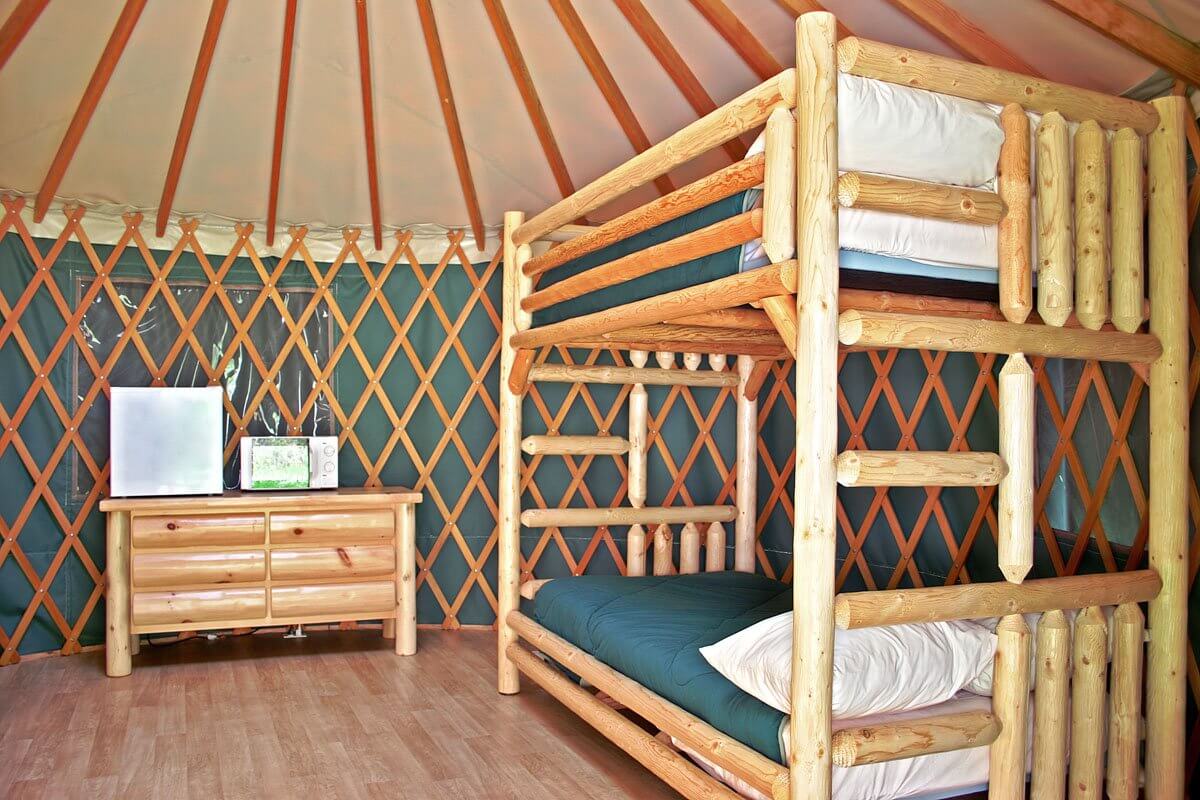 Yurts - Loon Lake Lodge and RV Resort